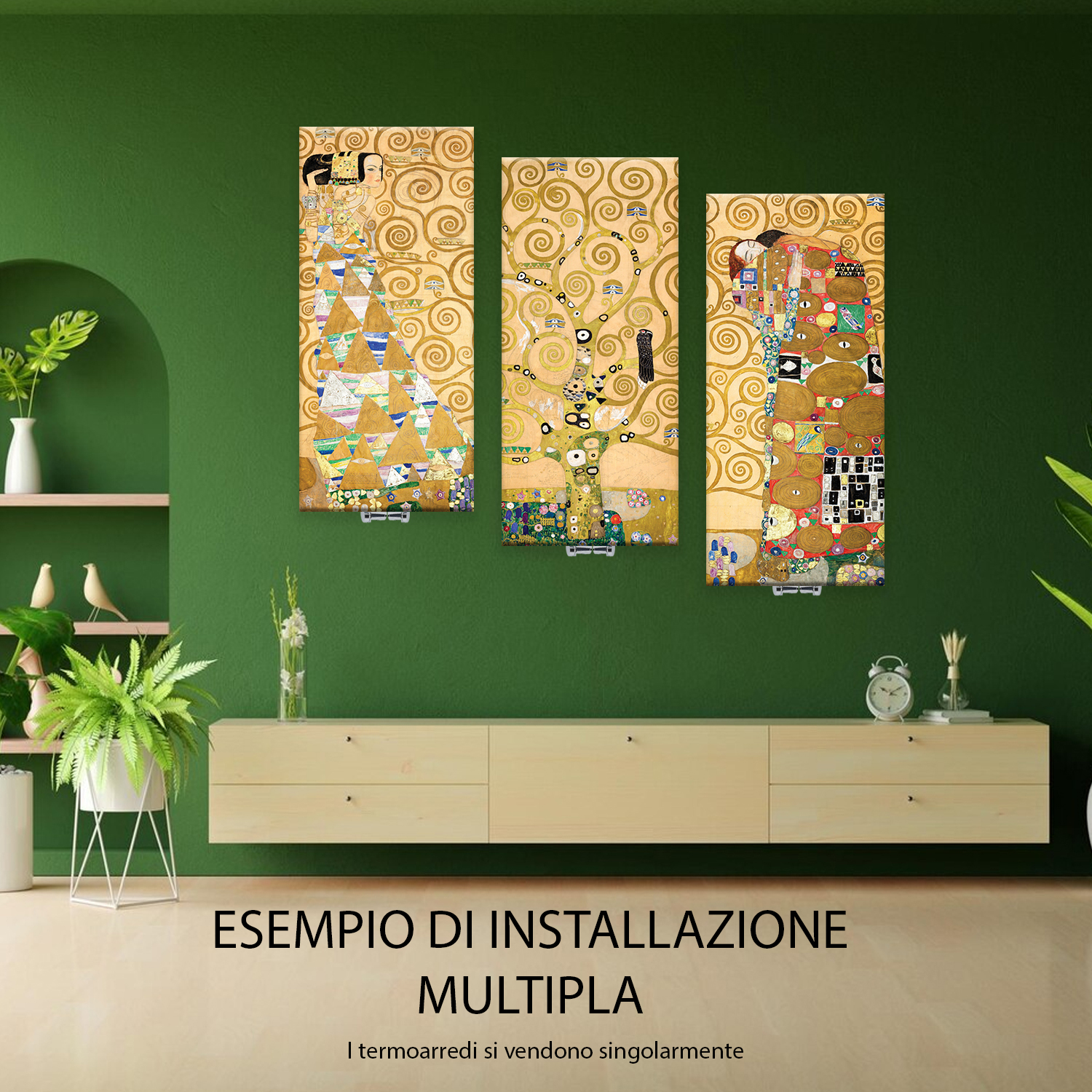 Hydraulic radiator 200x36 cm 'Tree' Termocrea |CeramicStore